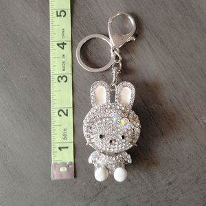 Hello Kitty | Accessories | Rare Hello Kitty 3d Rhinestones Keychain ...